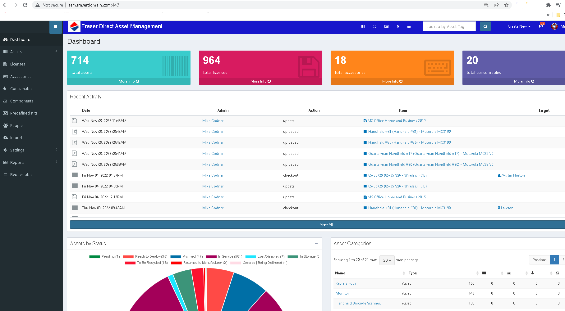 SAM (Snipe-IT Asset Management): Introduction – IT Support Portal